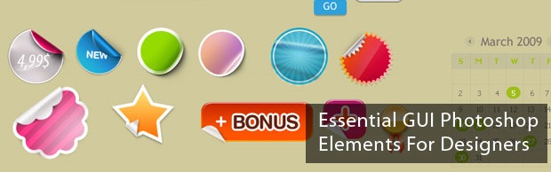 Essential Free Photoshop GUI Elements For Designers | Creative Nerds