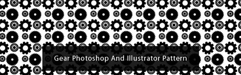A High Quality Photoshop And Illustrator Gear Pattern | Creative Nerds