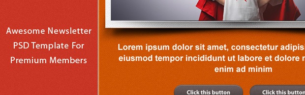 Premium Members: Awesome Newsletter PSD Template | Creative Nerds