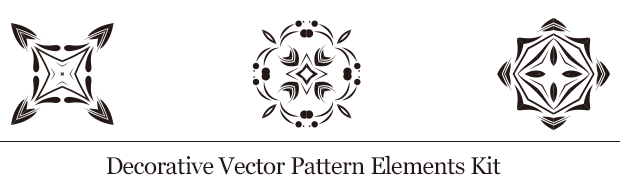 Decorative Vector Pattern Elements Kit | Creative Nerds