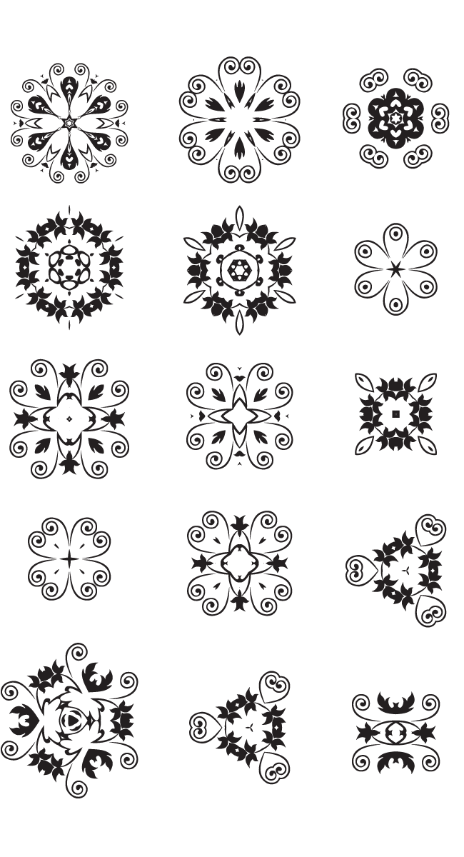 15 free unique decorative vector elements Edition #7 | Creative Nerds