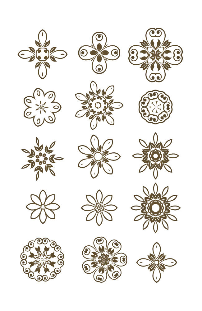 15 free unique decorative vector elements Edition #1 | Creative Nerds