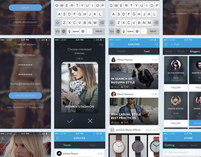 30 Free mobile UI kits for Photoshop and Sketch | Creative Nerds
