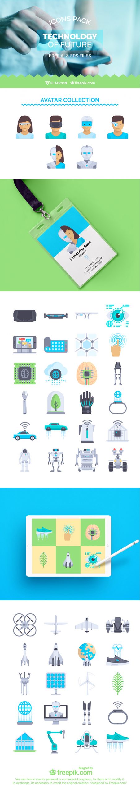 44 free technology of the future themed icon set | Creative Nerds