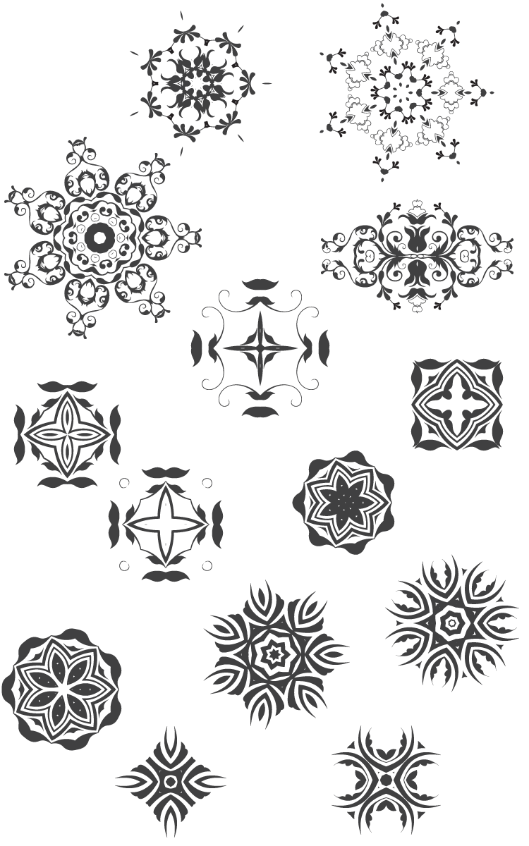 14 unique decorative vector elements Edition 19 | Creative Nerds