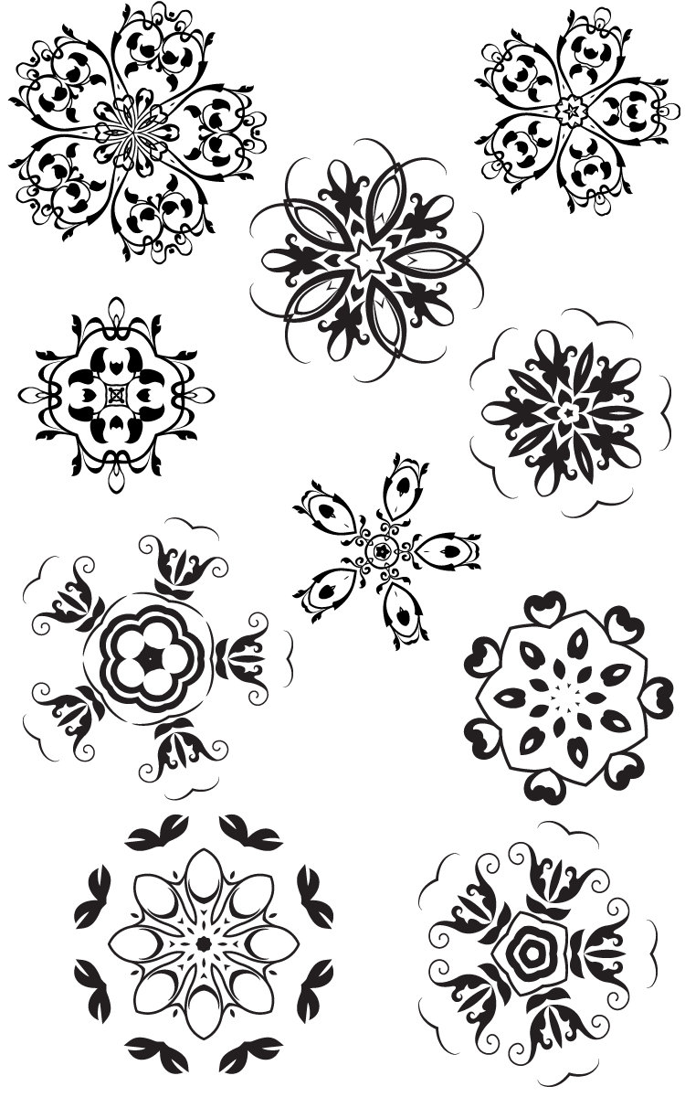 10 unique decorative vector elements Edition 18 | Creative Nerds