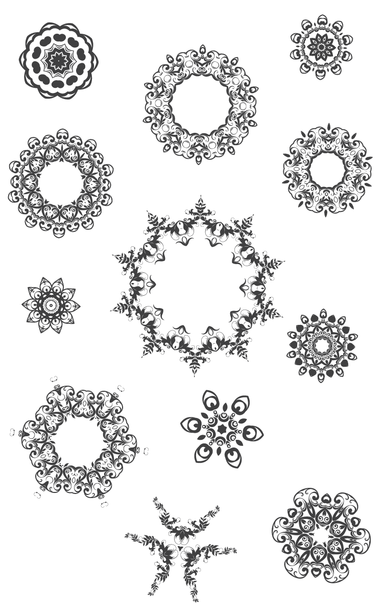 14 unique decorative vector elements Edition 22 | Creative Nerds