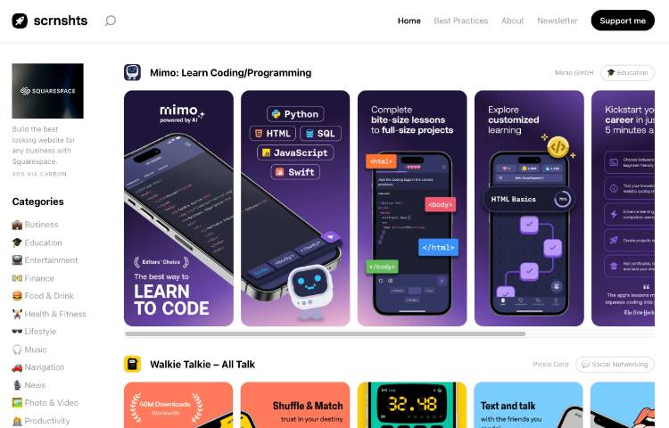 5 sites for finding UI inspiration| Creative Nerds